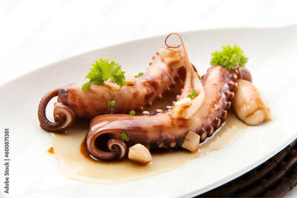 Adobong Pusit - a squid dish cooked in the classic adobo style ...
