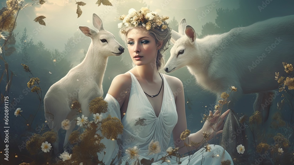 Lady of the Wild: Artemis, Mythical Goddess of the Hunt and Wilderness ...