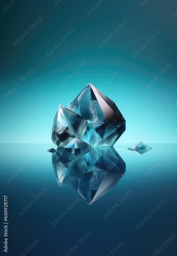 Crystal, backgrounds, wallpaper, digital illustrations, AI generated ...