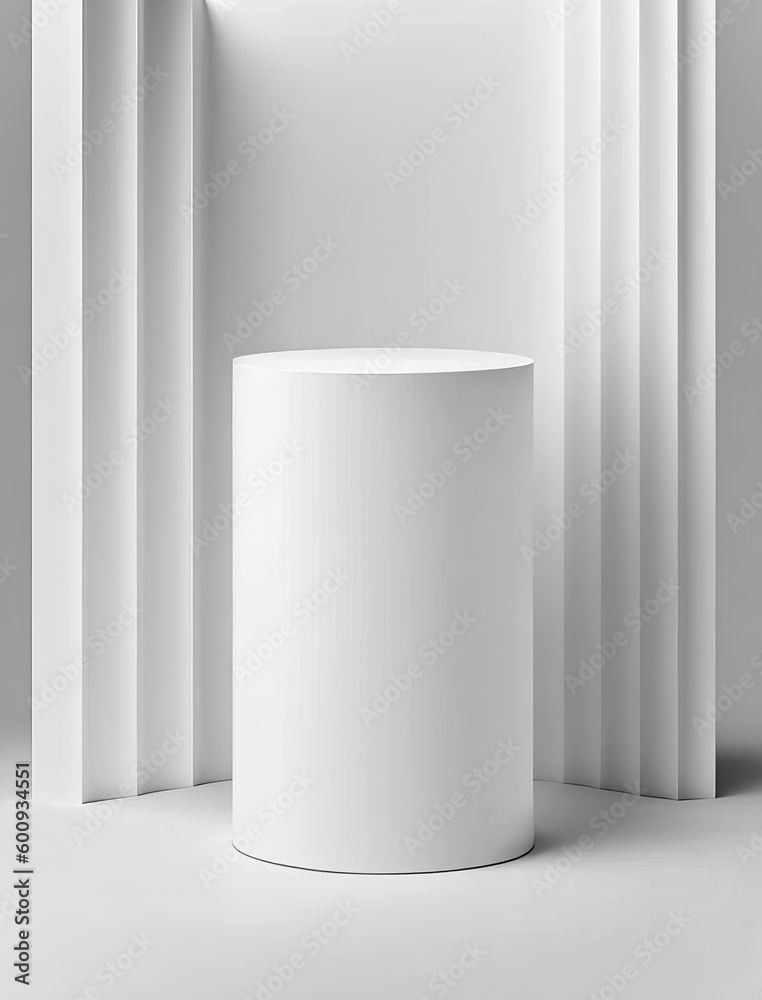 High and low staggered product display table, 3D rendering, display ...