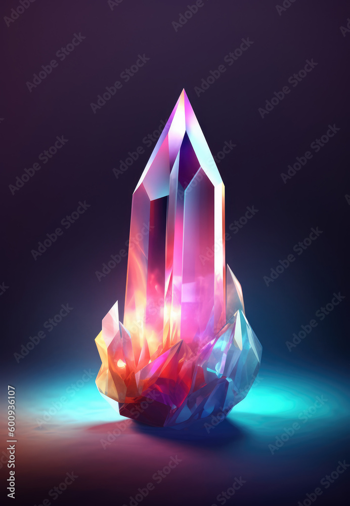 Crystal, backgrounds, wallpaper, digital illustrations, AI generated ...