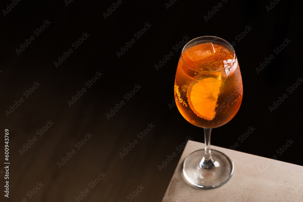 Aperol Spritz cocktail boozy Aperol, prosecco and soda water, Italian ...