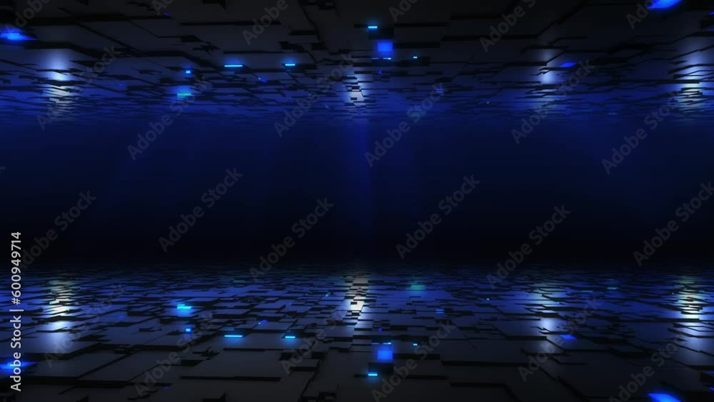 Digital technology lines background is a spectacular motion graphics ...