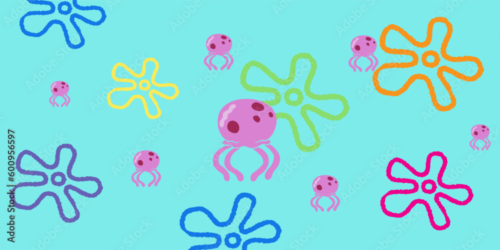 Stylish design. Vector Illustration Background: Cartoon Concept ...