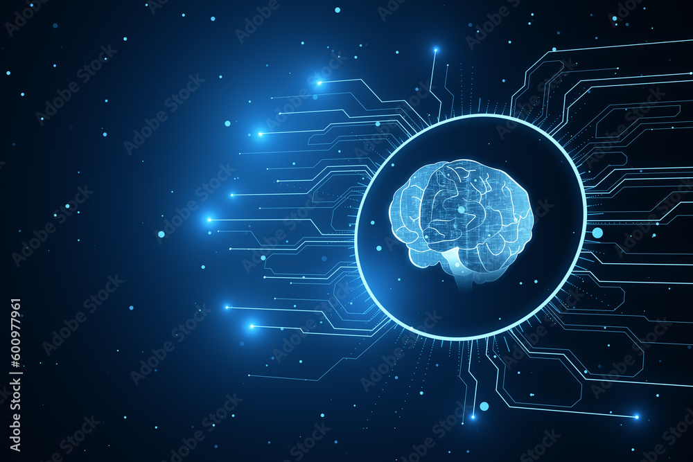 Artificial intelligence, data mining and machine learning concept with ...