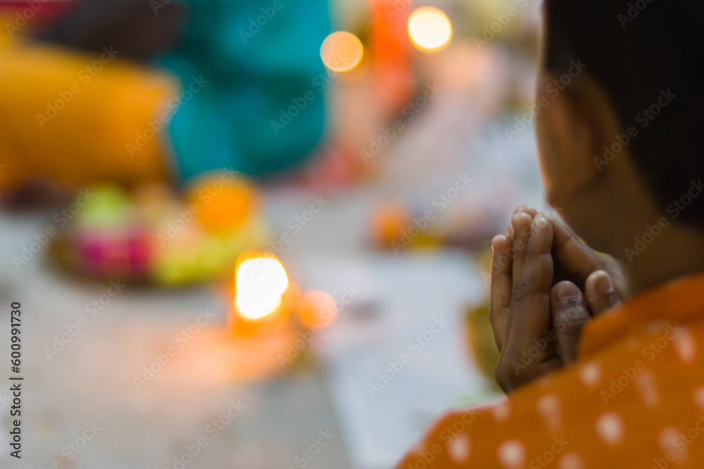 Hindu Praying Images