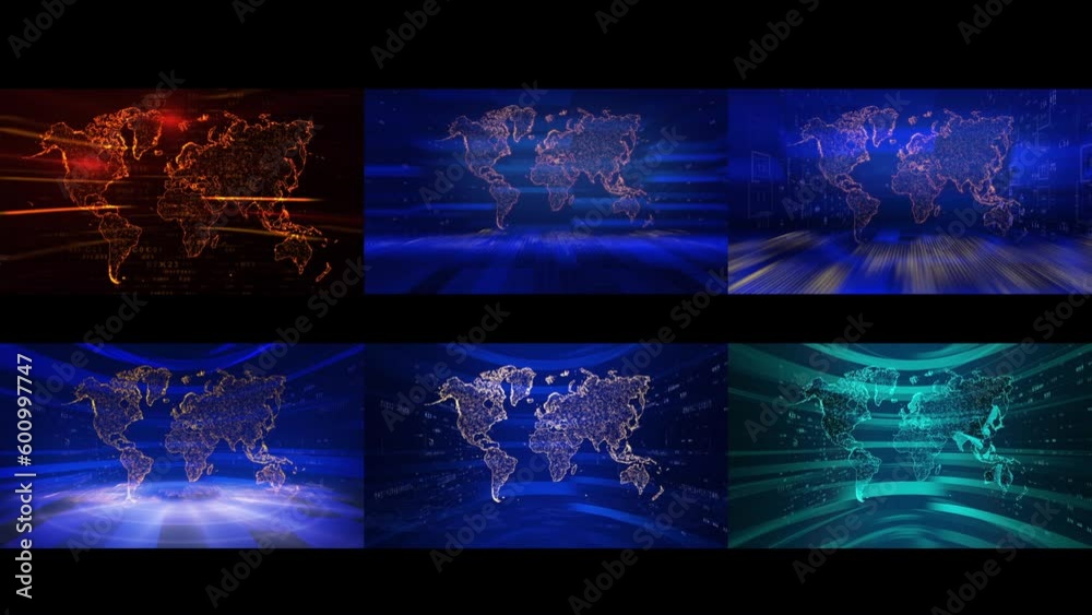 Backgrounds For News Motion Graphics Pack is a colorful project for ...