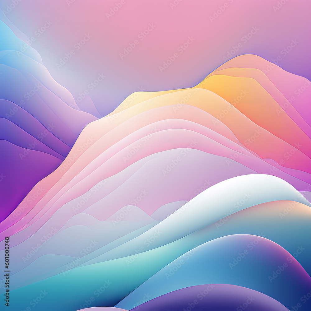 Gradient Ombre Abstract Bright Graphic Design Background Stock ...