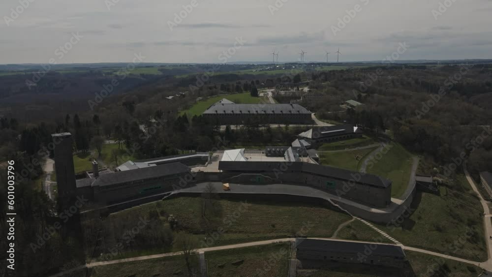 Drone clip of Vogelsang Estate's military training facilities and ...