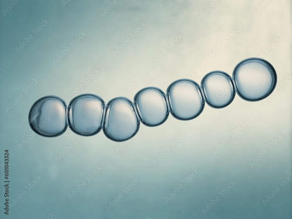 Cells division process, Cell divides into two cells Stock Photo | Adobe ...