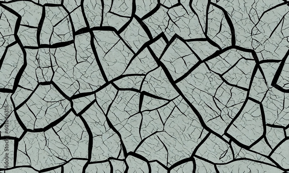 Seamless broken cracks background texture. Tileable stained peeling ...