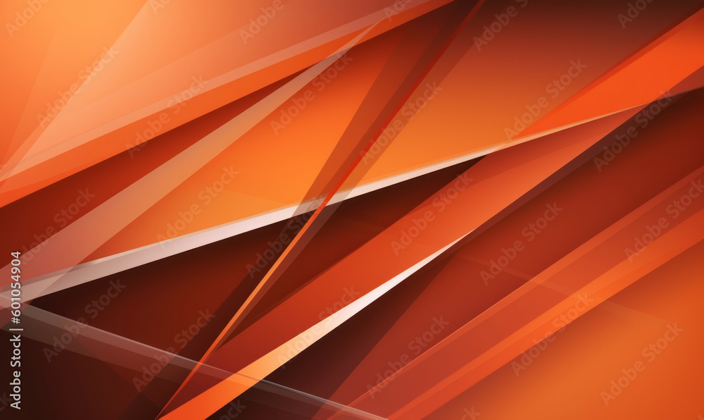Abstract orange color background or wallpaper with angles, polygons ...