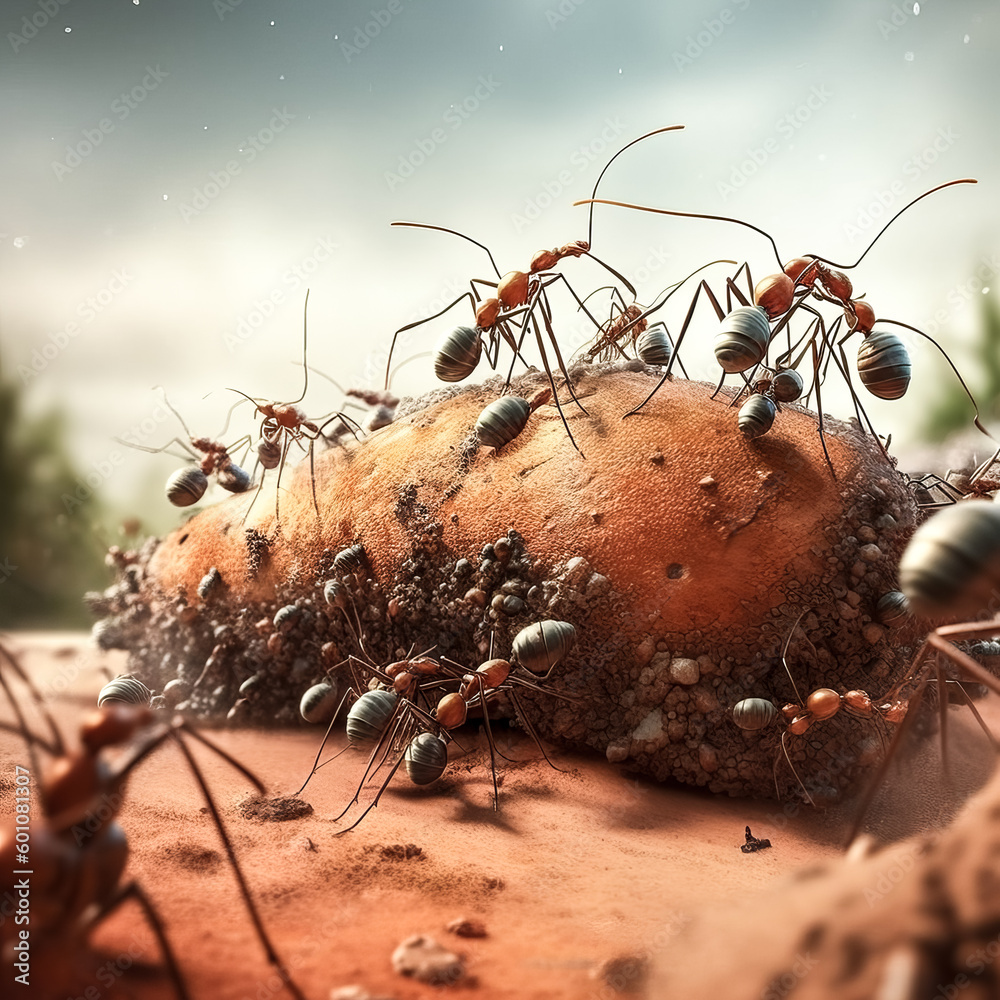 Bull ants were discovered and identified by generative ai.- generative ...