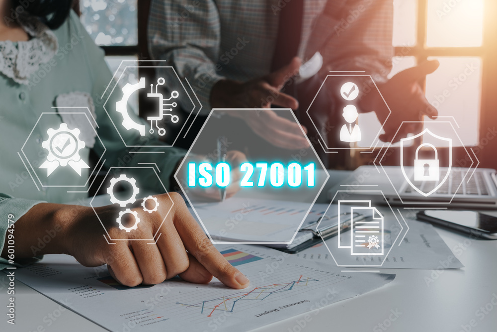 ISO 27001 Quality standards assurance business technology concept ...