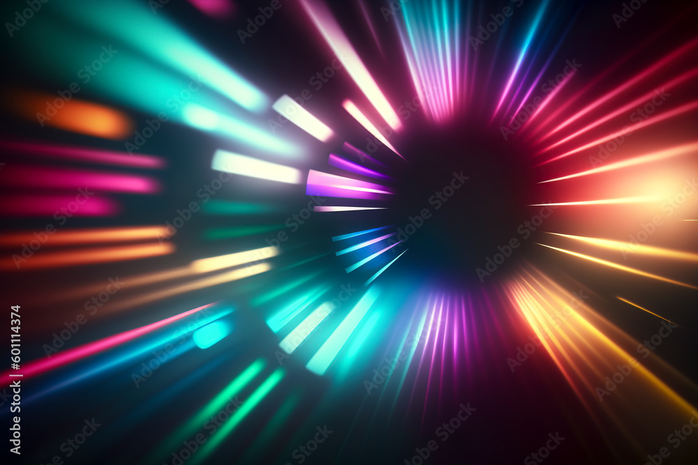 Velocity of Light: A High-Tech Concept Illustrating Speed and ...