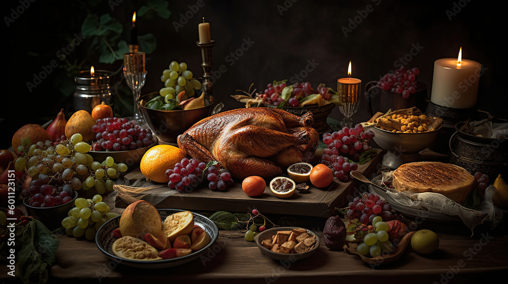 Tantalizing close-up photograph of Concept of Thanksgiving day, Autumn ...