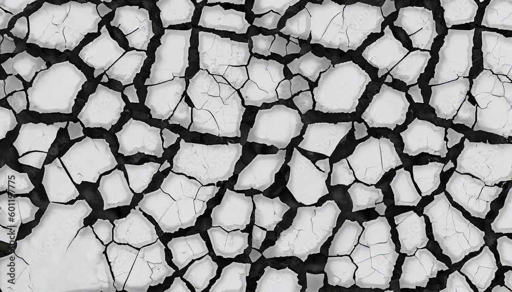 Seamless broken cracks background texture.Crackle pattern transparent ...