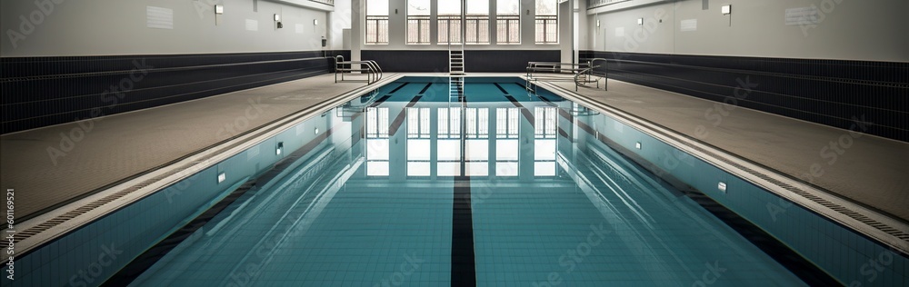 illustration,new school swimming pool,website header,generative ai ...