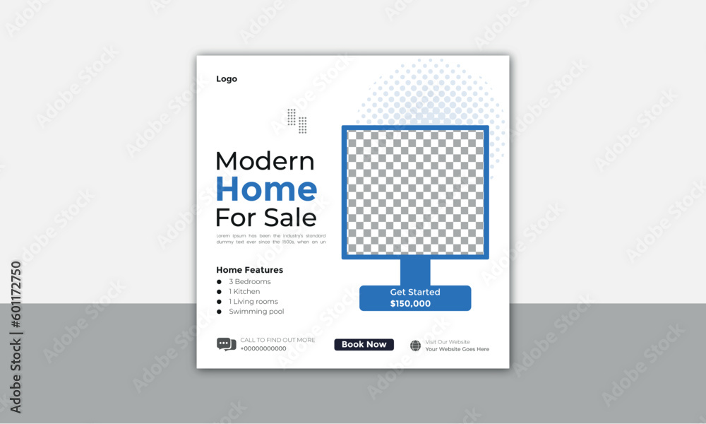 trend modern professional business social media post design corporate ...