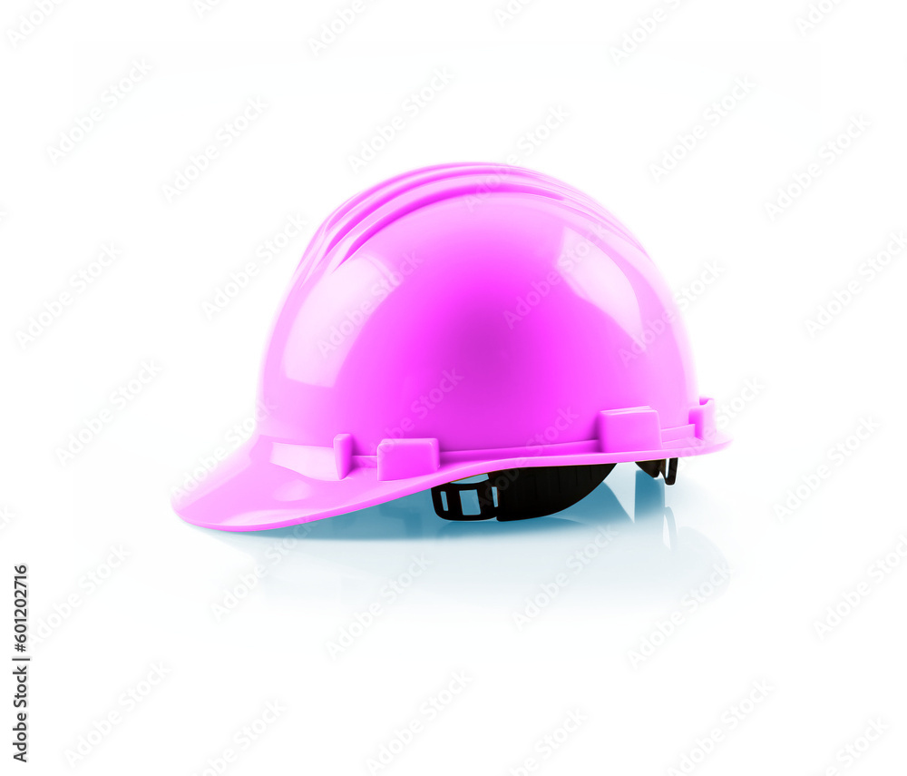 Pink Safety Hard Hat Isolated on a Transparent Background - Transparent ...