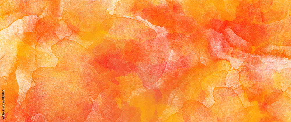 Autumn vector watercolor background. Hand drawn wallpaper design for ...