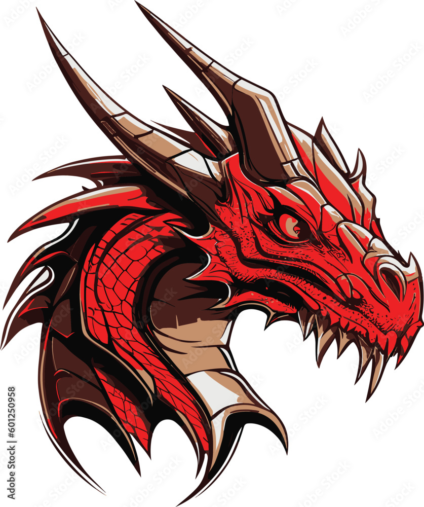 A Dragon Cute vector logo vector art Stock Vector | Adobe Stock A Dragon Cute vector logo vector art Stock Vector | Adobe Stock