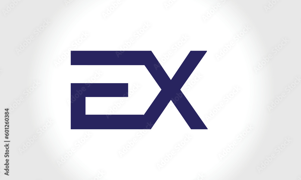 EX Logo Letter - EX Letter Modern Logo Template - EX Monogram - E Logo ...
