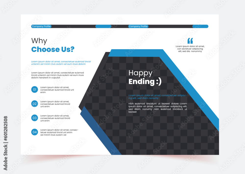 company profile or flyer design, company profile or flyer design vector ...