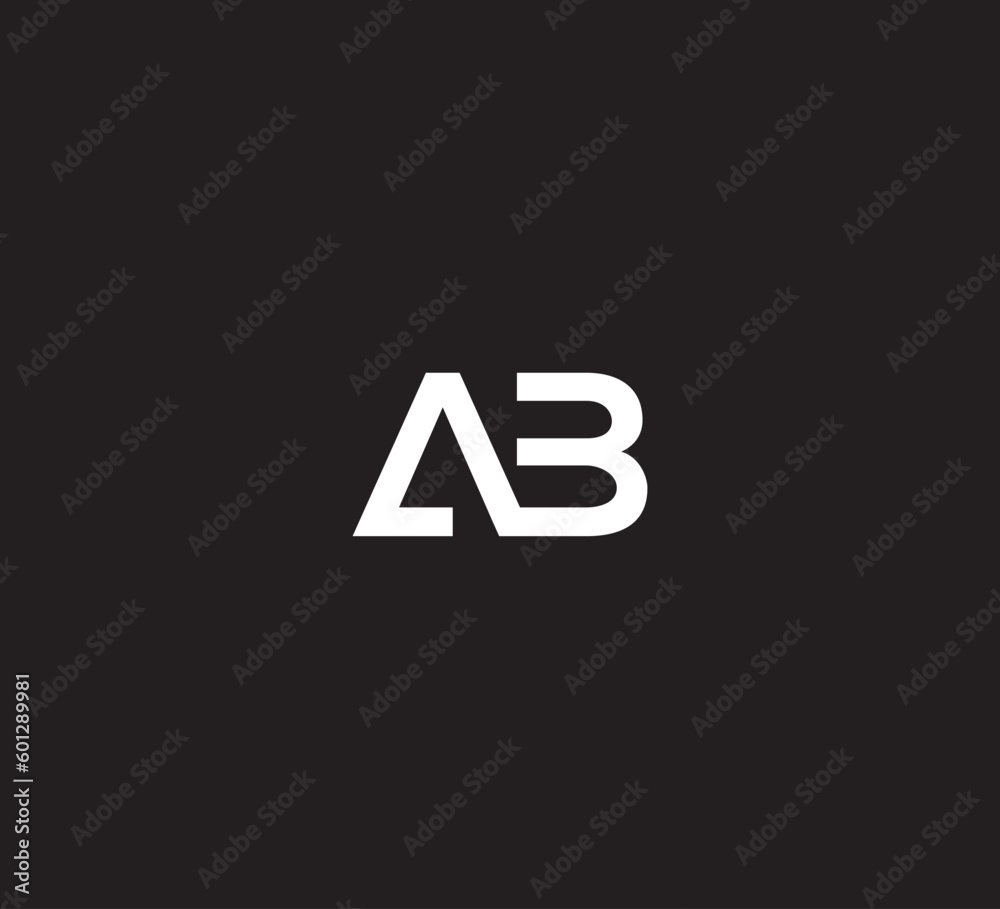 ab logo Stock Vector | Adobe Stock