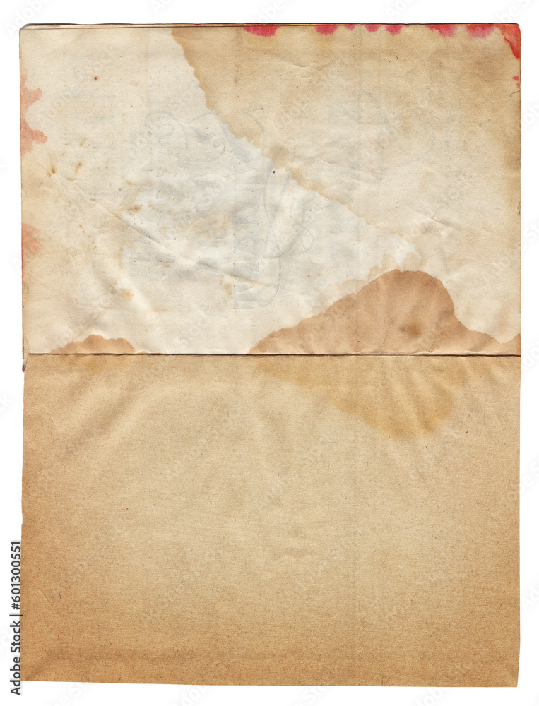 Vintage background of old book paper texture with spots Stock Photo ...