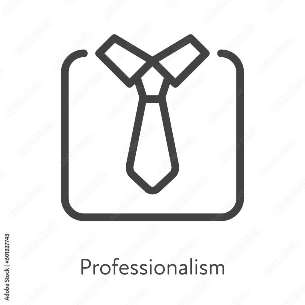 Outline style ui icons soft skill for business collection. Vector black ...