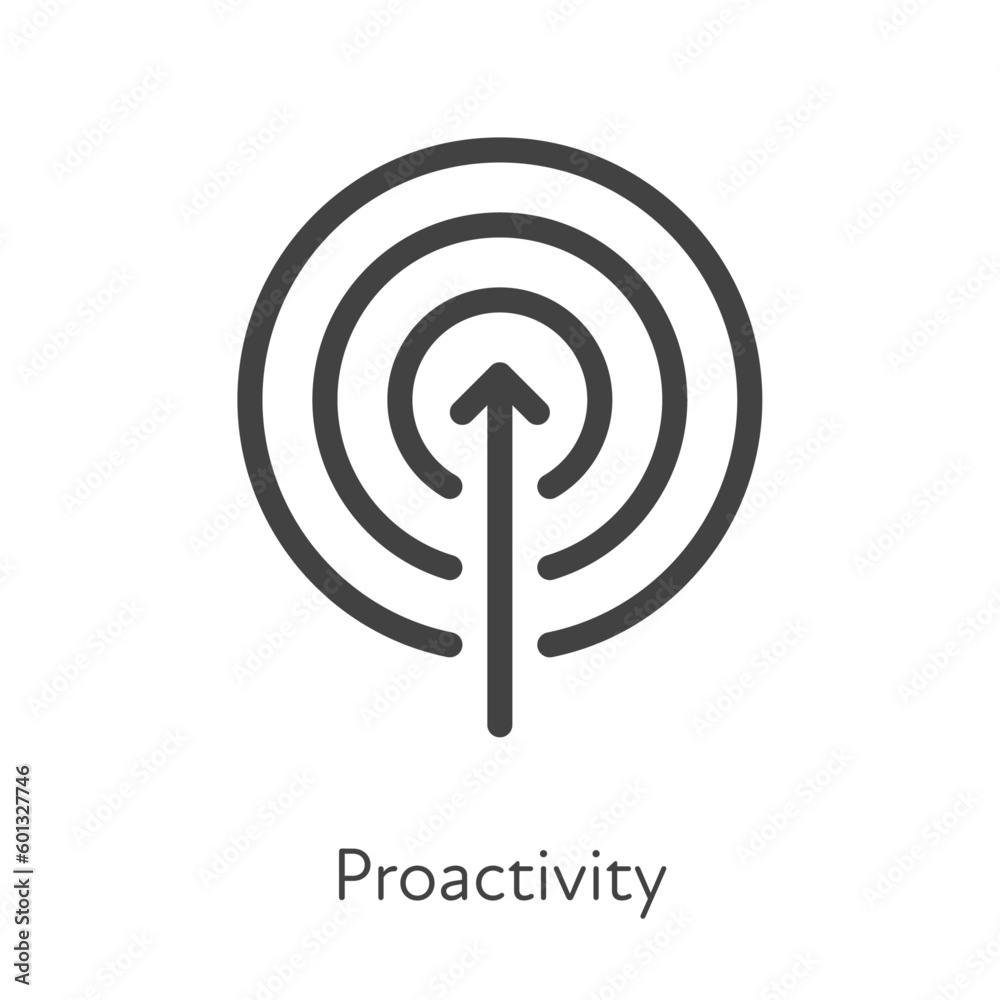 Outline style ui icons soft skill for business collection. Vector black ...