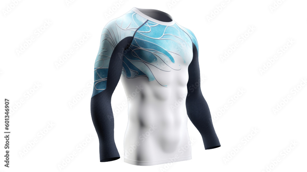 Rash guard isolated on transparent background. Generative AI Stock ...