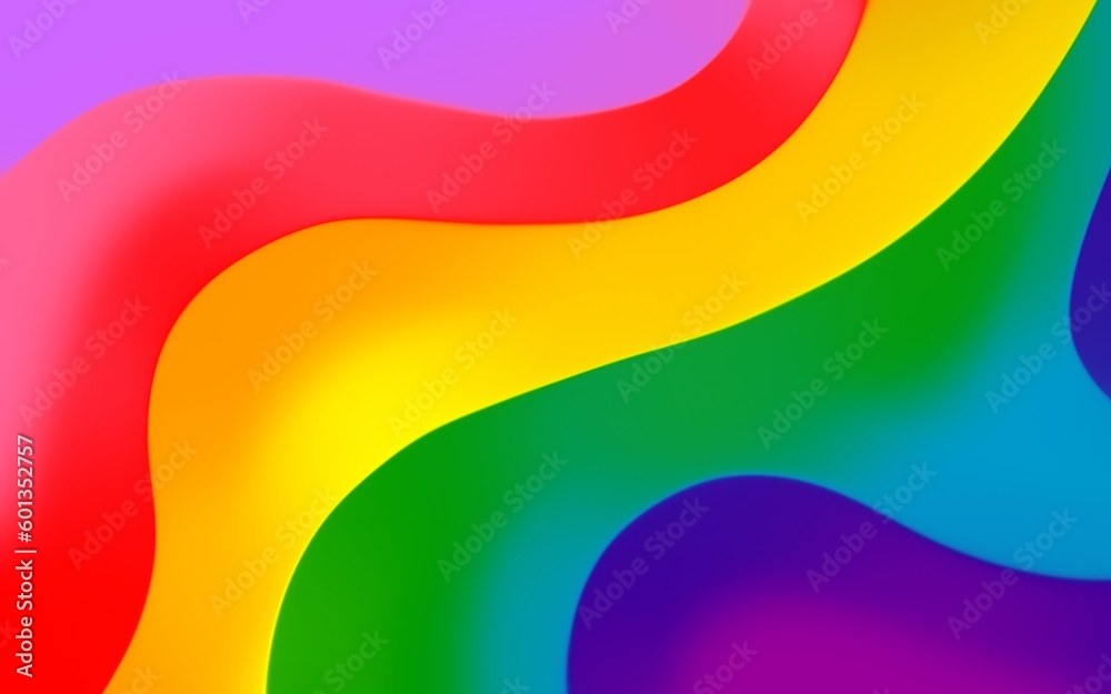 Rainbow Pride flag wallpaper. LGBT Happy pride month color background ...