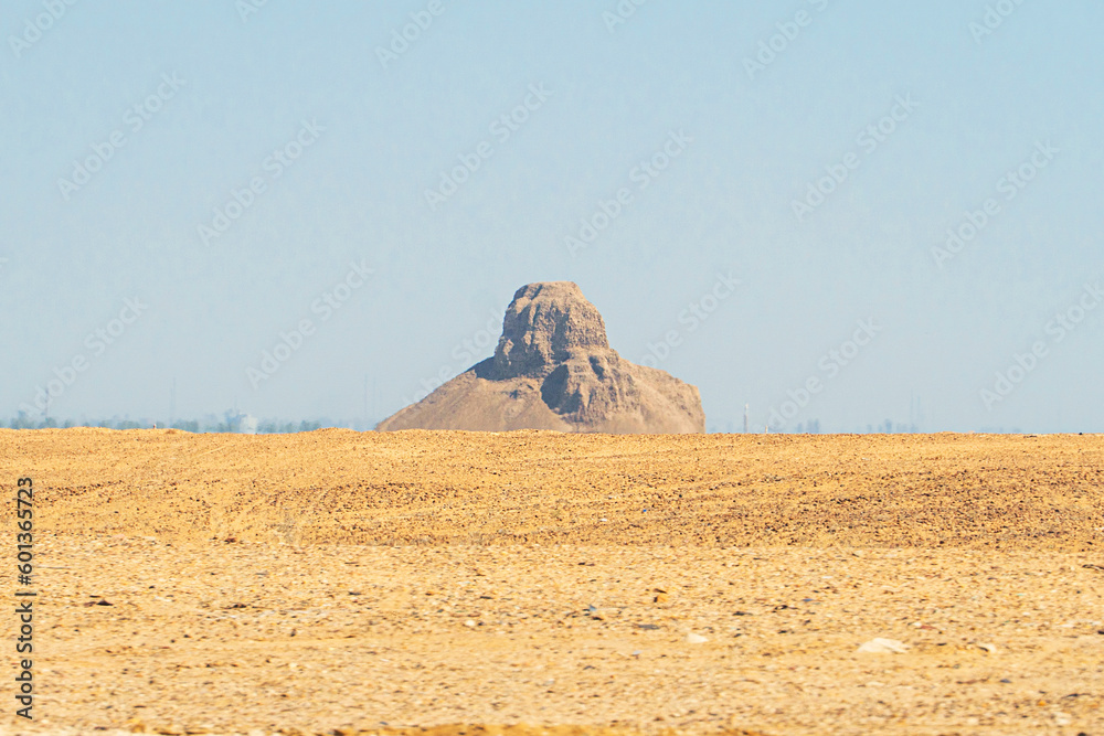 The Black Pyramid was built by King Amenemhat III during the Middle ...