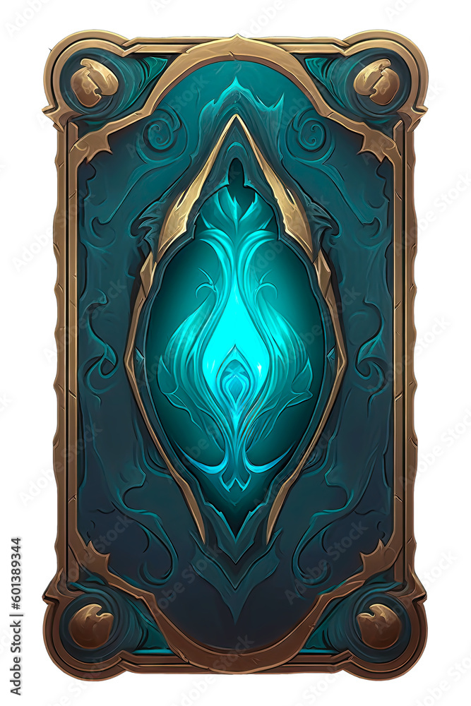 Card deck design. Card back design. 2d mobile game asset made with ...