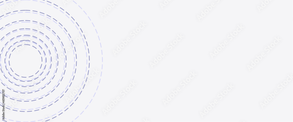 Abstract radial dashed line seamless pattern design template, editable ...
