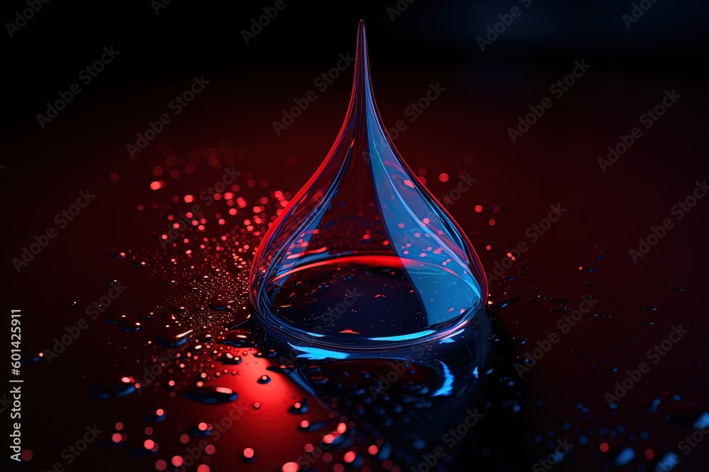 Stock-illustrationen Drop of Life: World Blood Donor Day Concept with ...