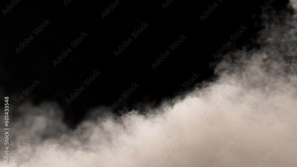 Video effect destructive cloud of dust and tiny pieces of debris. 3d HQ ...