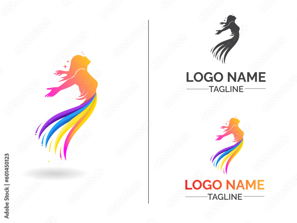 Female logo design. Beauty parlour logo. Female. Creative logo design ...