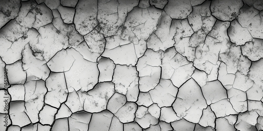 Seamless broken cracks background texture. Tileable stained peeling ...