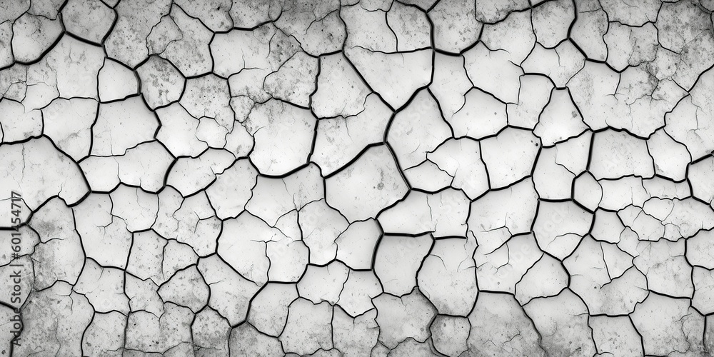 Seamless broken cracks background texture. Tileable stained peeling ...