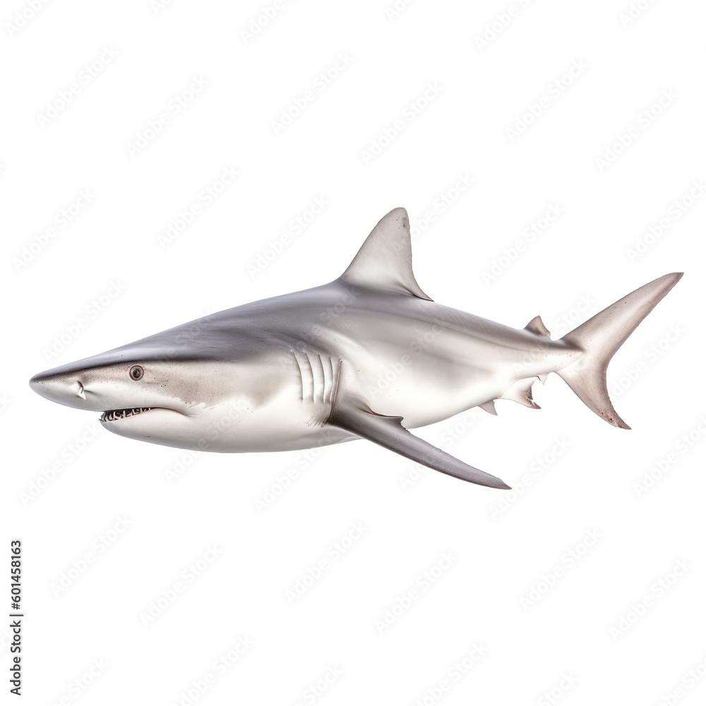 Shark on a transparent background. PNG without background. AI generated ...