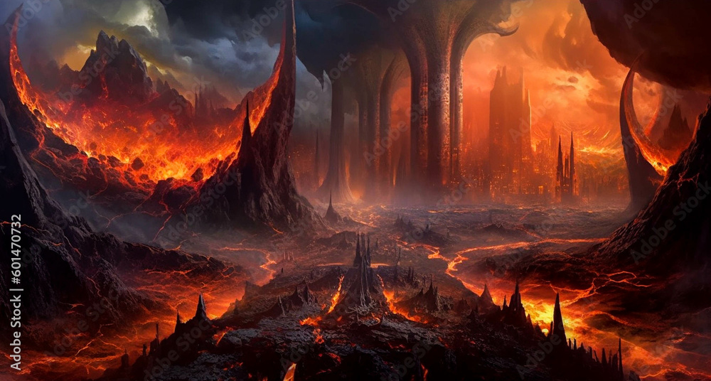 Muspelheim Realm of the Fire. A Mythical World of Flame and Brimstone ...