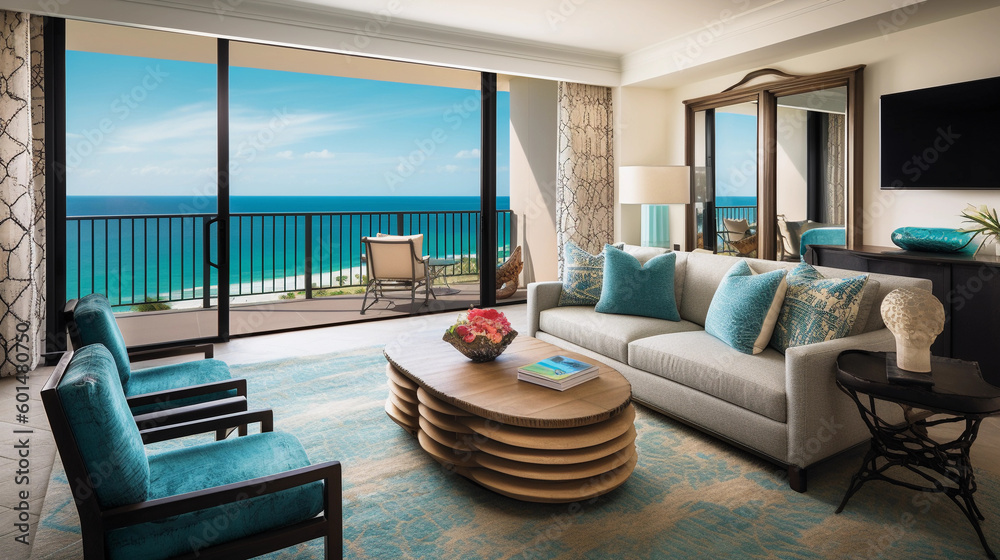 oceanfront suite room, conference room, office room, home office with ...