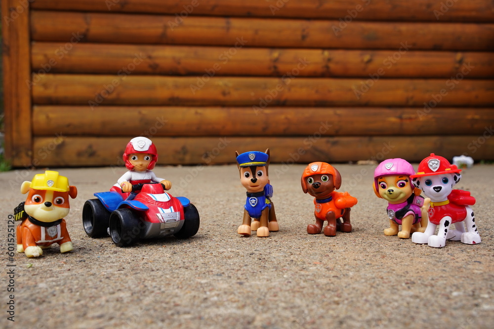 Ryder, Chase, Rubble, Skye, Marshall and, Zuma Spin Master Paw Patrol ...