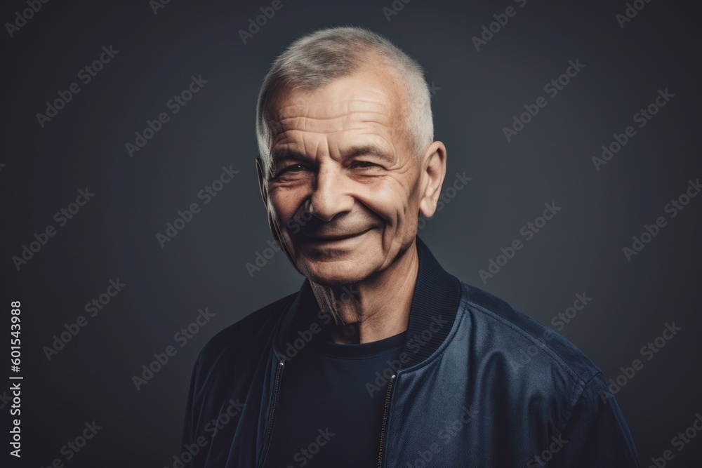 Lifestyle portrait photography of a cheerful man in his 60s wearing a ...
