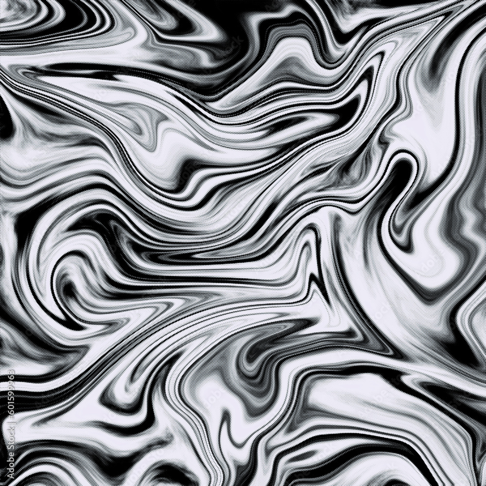 ภาพประกอบสต็อก black and white groovy wavy lines, black and white ...