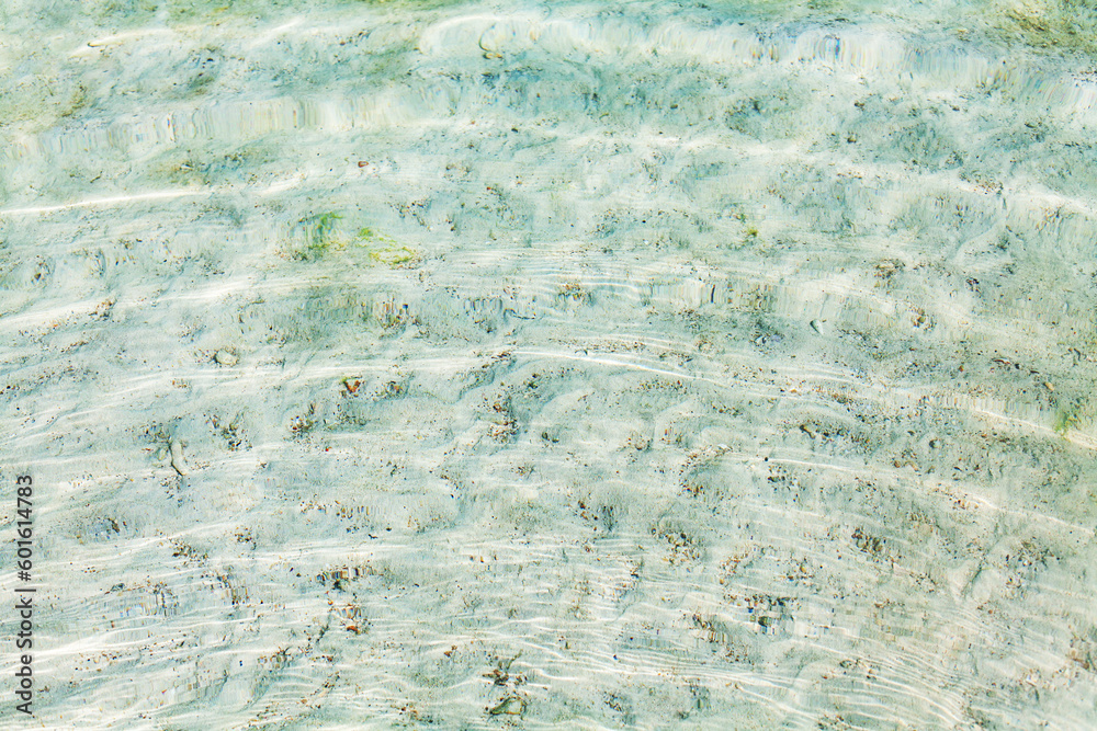 Sea water waves texture, ripples on water surface, transparent light ...
