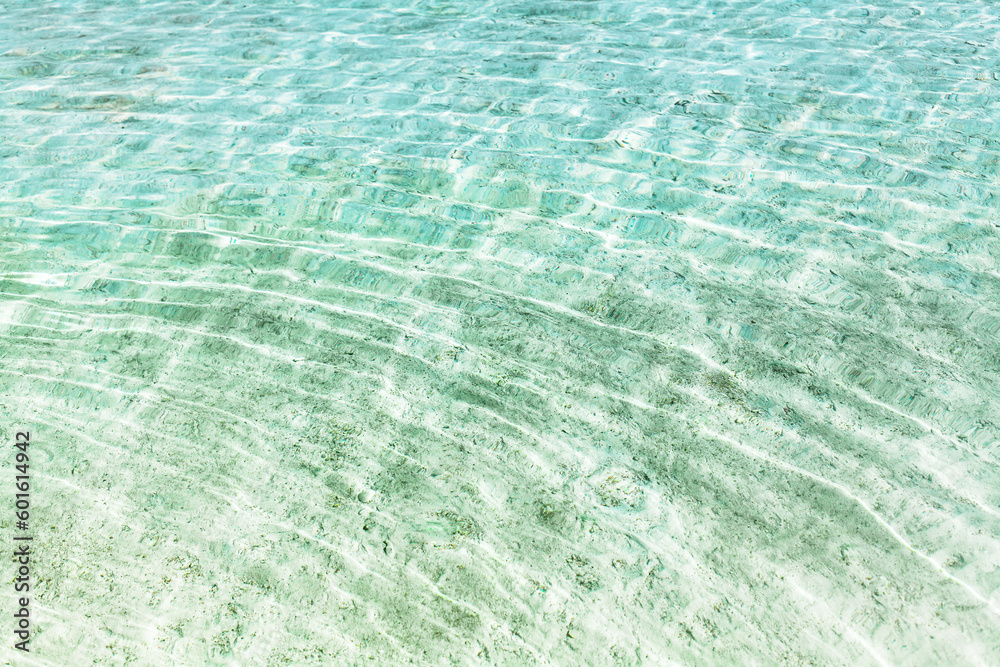 Sea water waves texture, ripples on water surface, transparent light ...